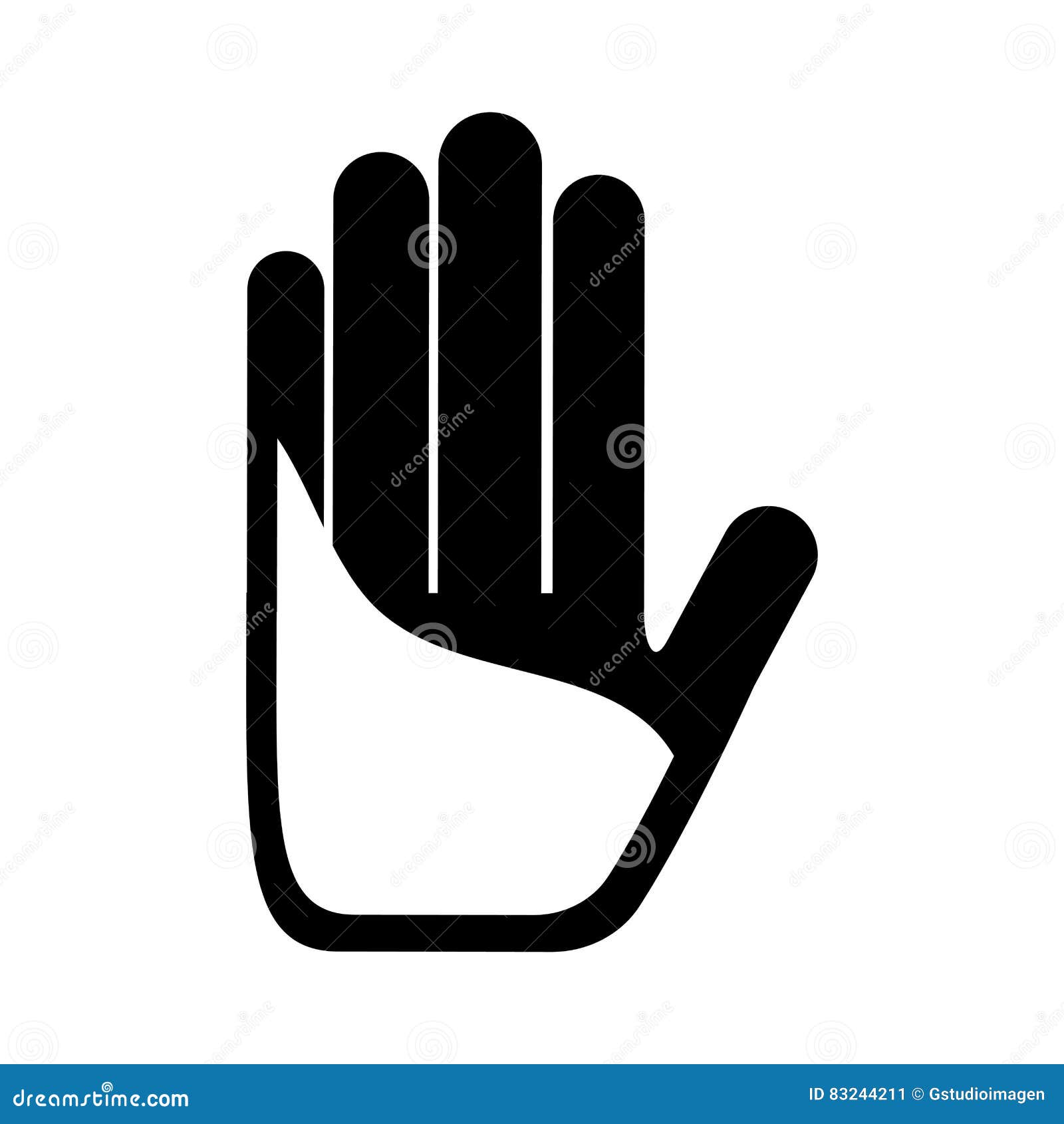 Hands human made icon stock illustration. Illustration of instructions ...