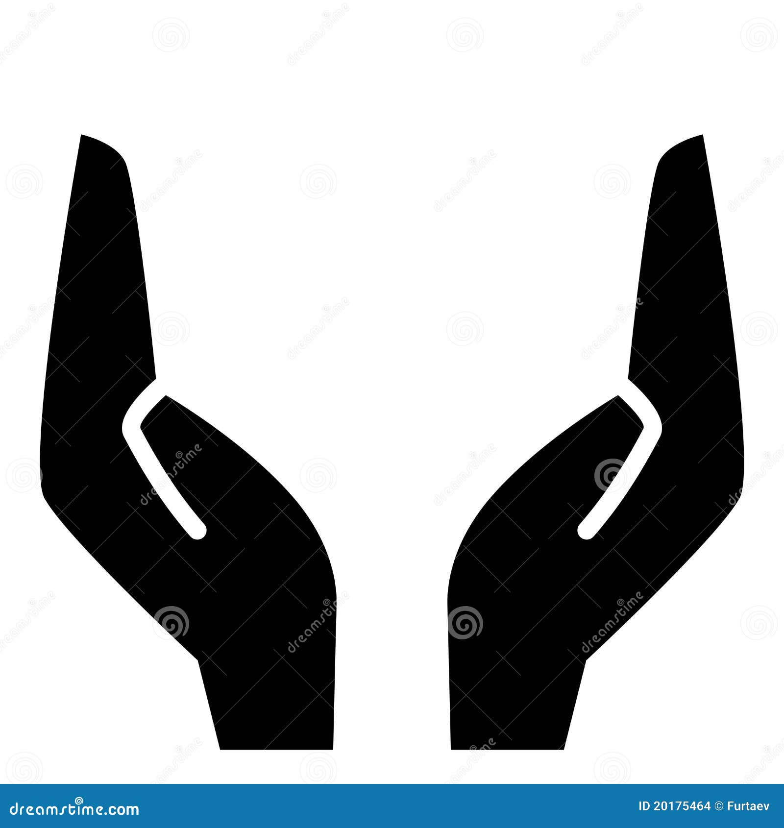 Hands icon stock vector. Illustration of protection, ecology - 20175464