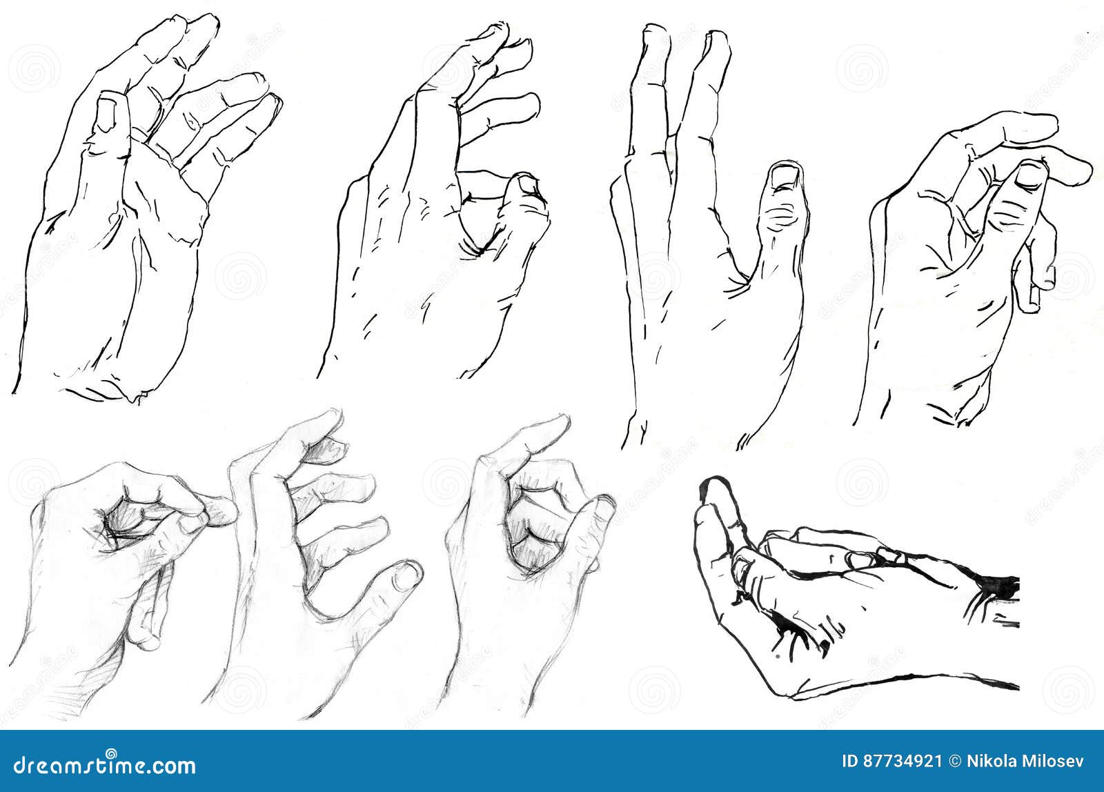 Hands stock illustration. Illustration of hand, design - 87734921
