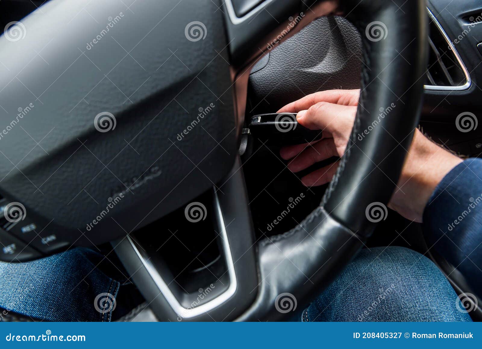 Hands Inside the Car, Preparing for the Trip Stock Image - Image of ...