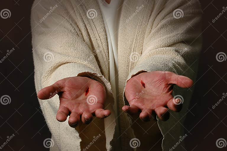 The Hands of Jesus stock photo. Image of faith, comfort - 1384310