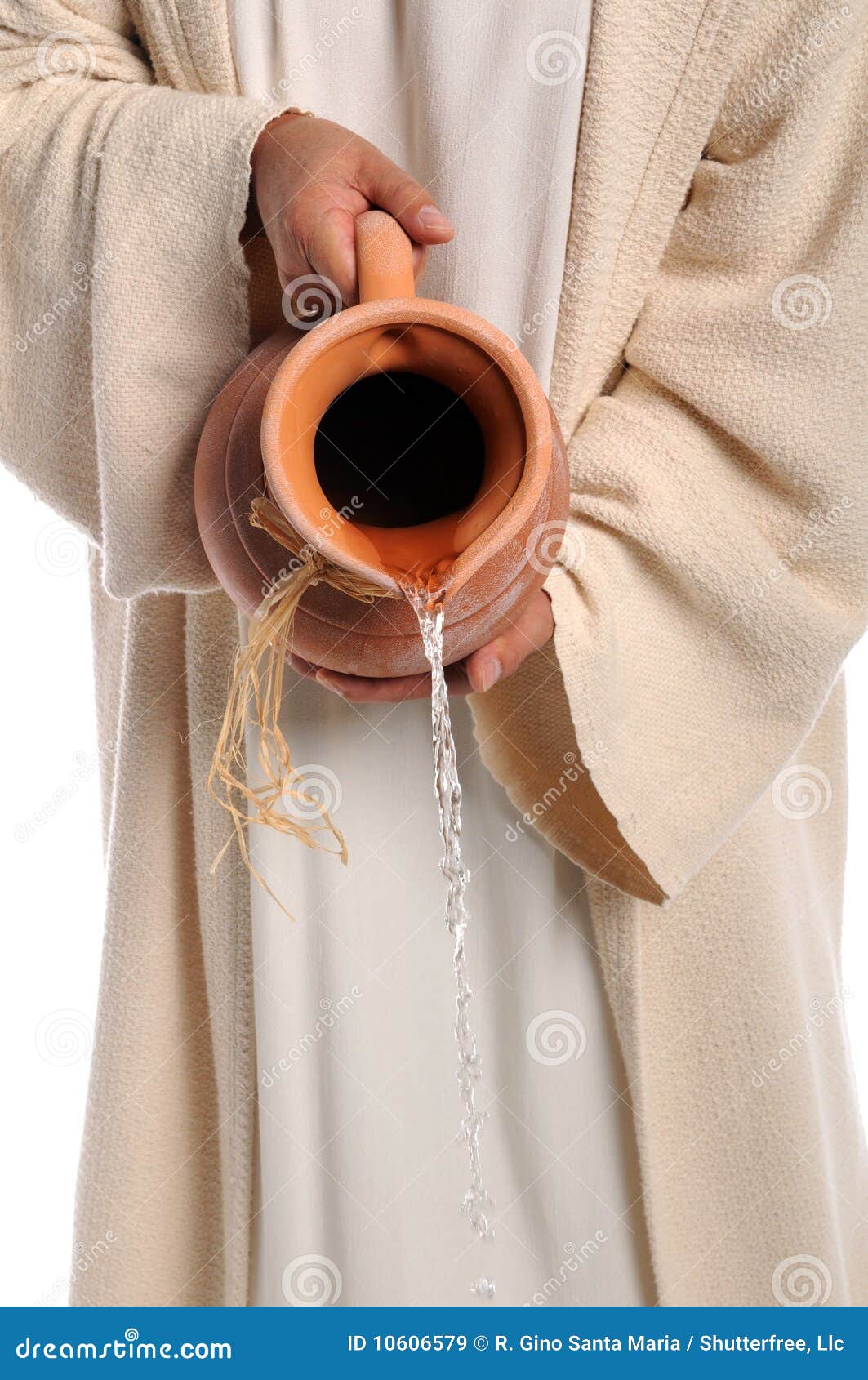 Hands of Jesus Pouring Water Stock Image - Image of message, water ...