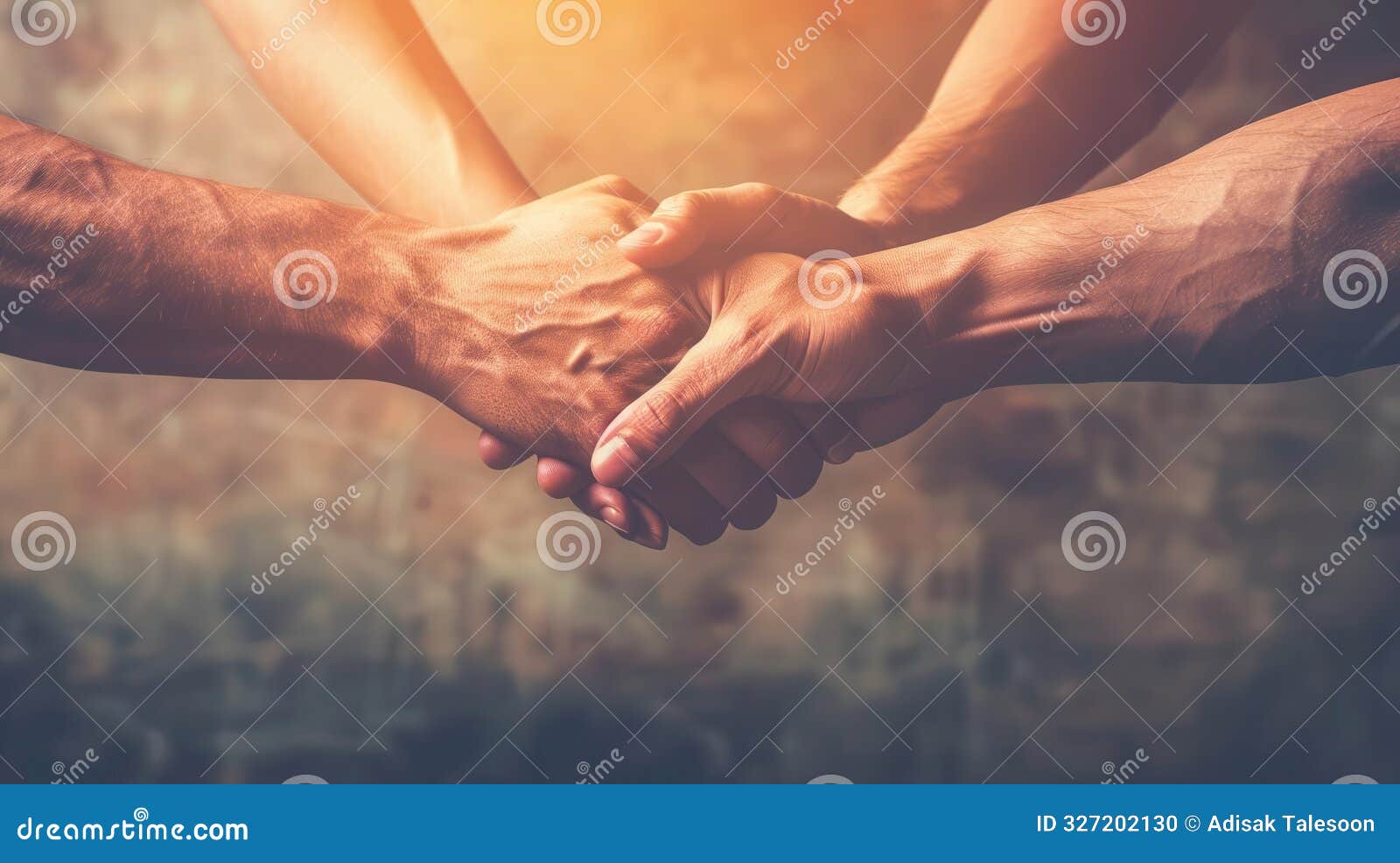 Two Hands Clasped Together in a Gesture of Support and Trust Stock ...