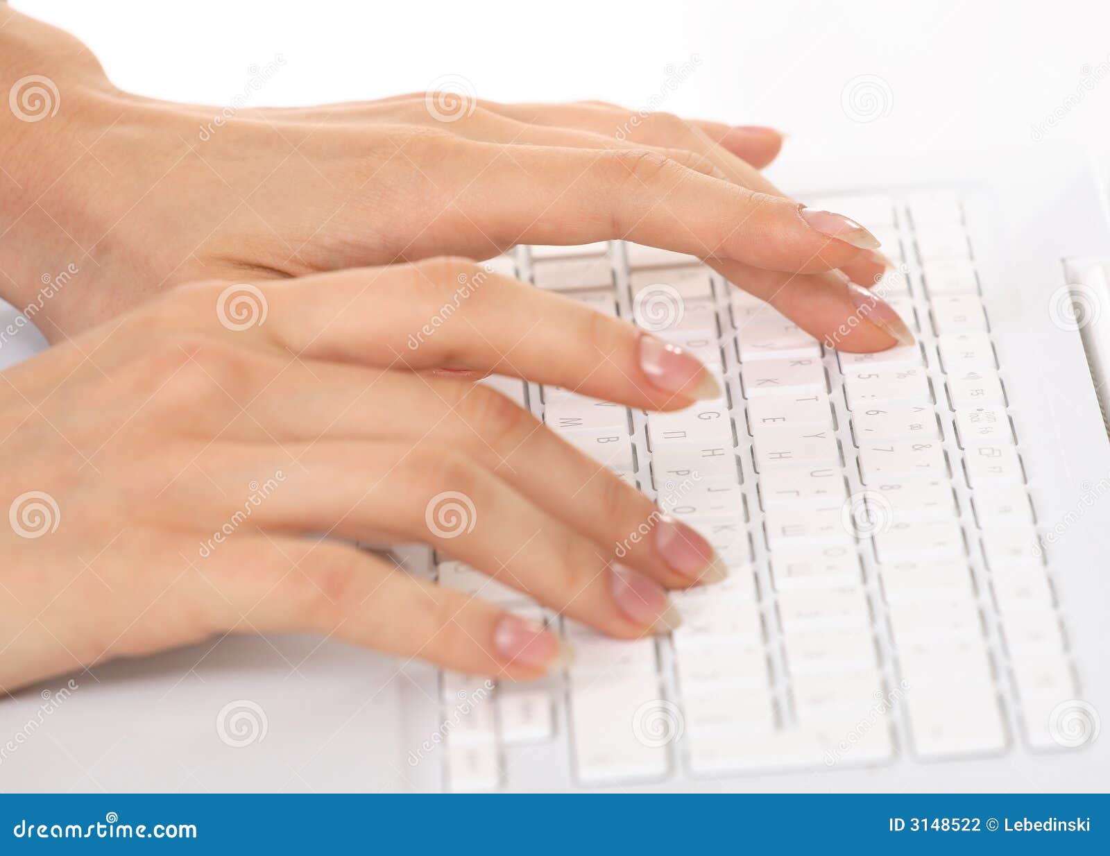 Hands and keyboard stock photo. Image of close, buttons - 3148522