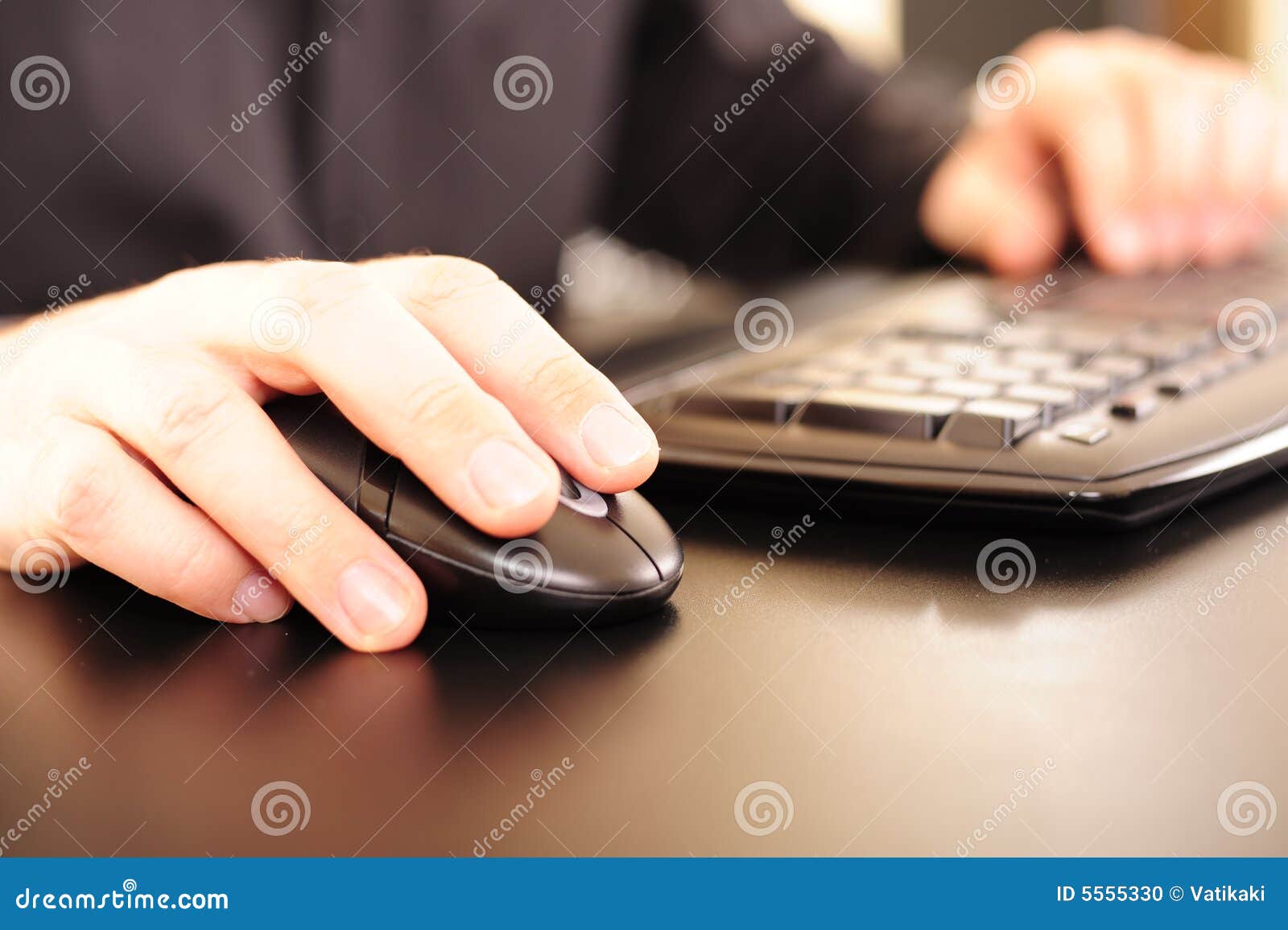 Hands on keyboard stock photo. Image of computer, businessman - 5555330