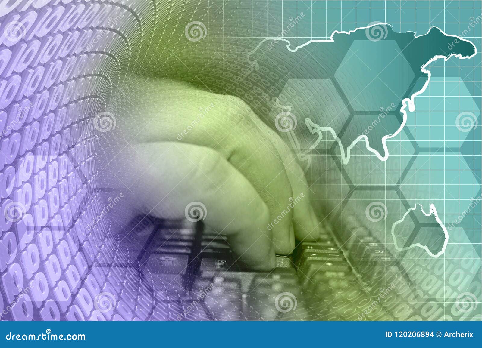 Hands on the keyboard stock photo. Image of business - 120206894