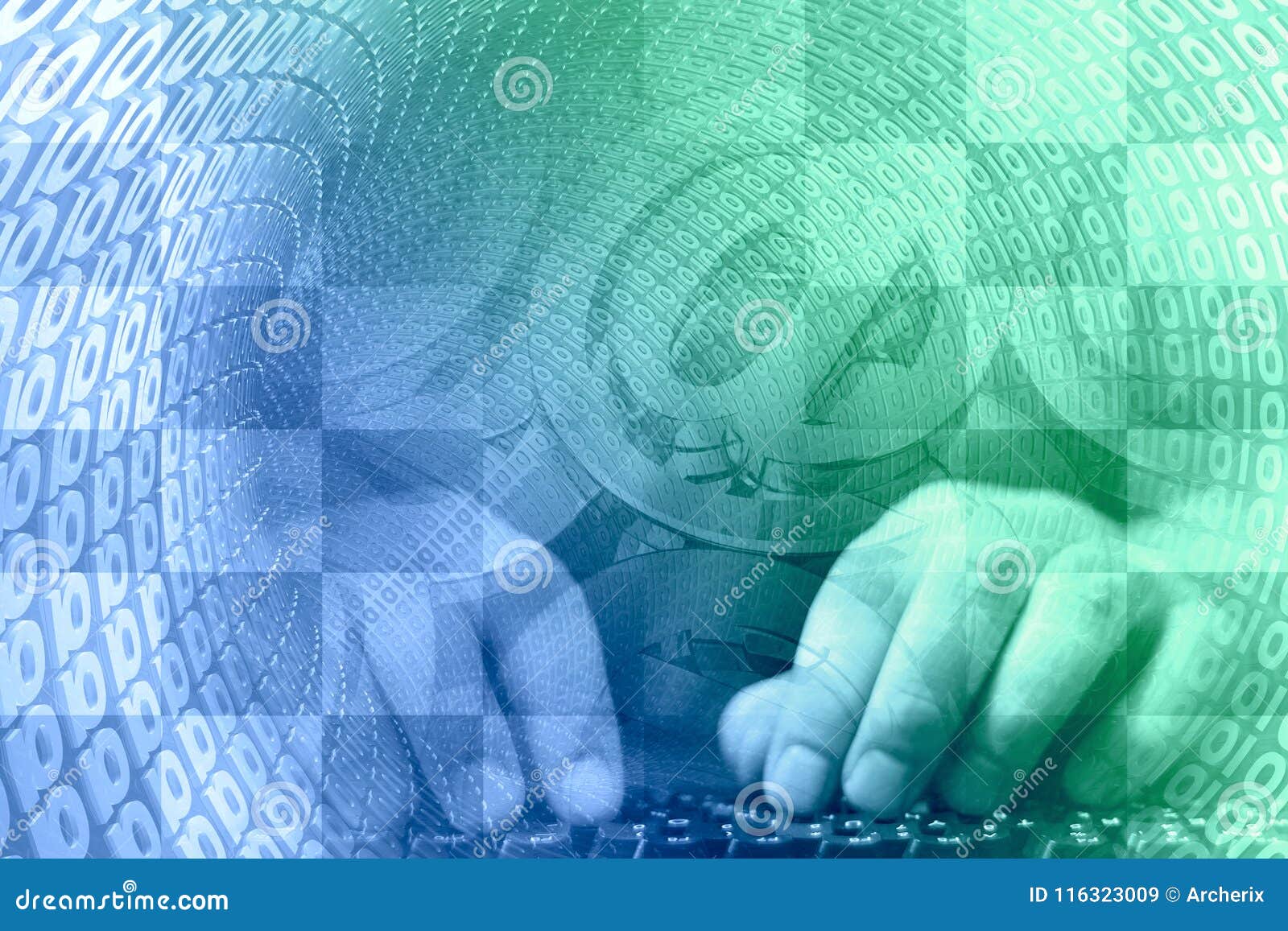 Hands on the keyboard stock image. Image of allegory - 116323009