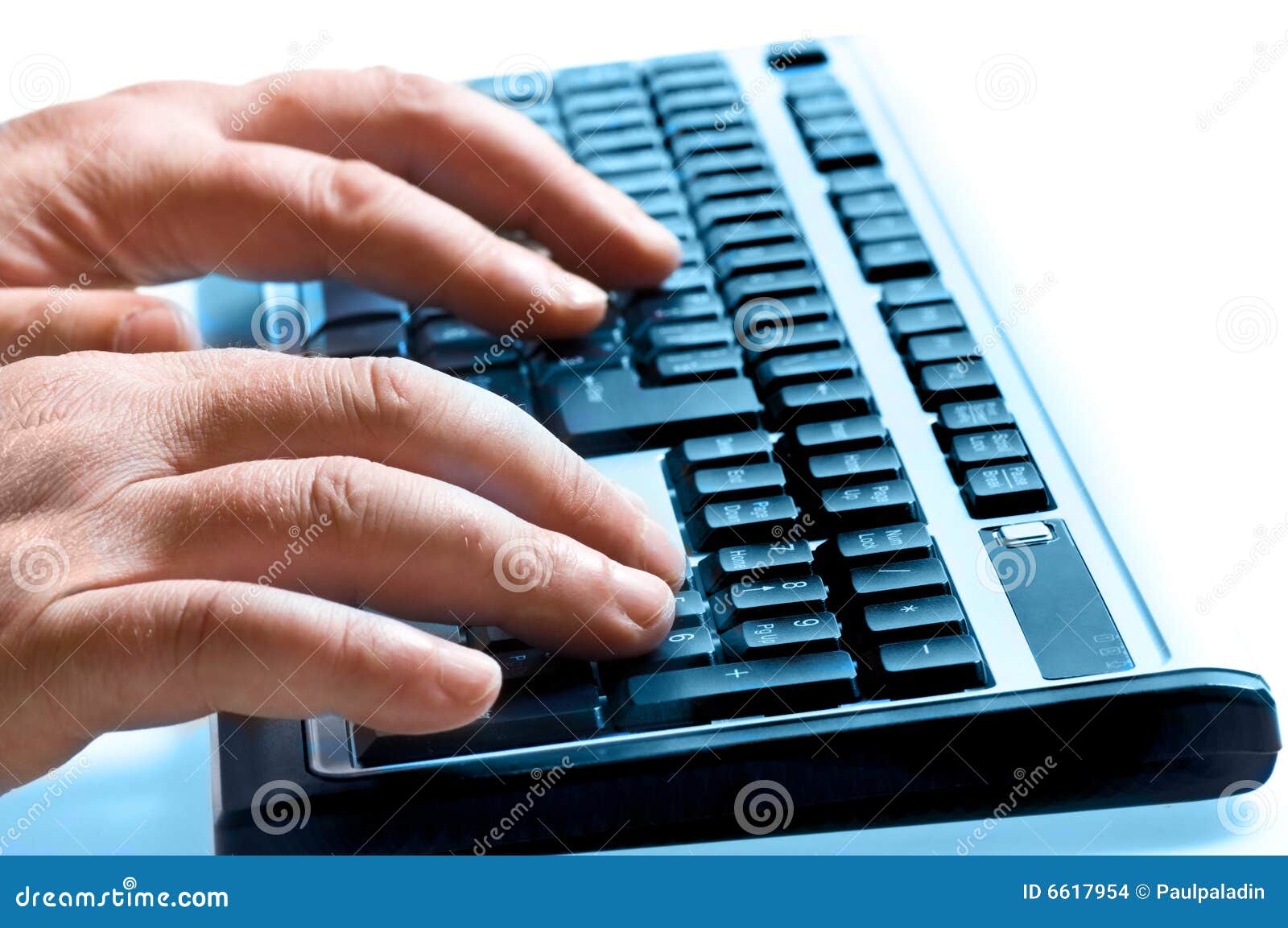 Hands on keyboard. Typing stock photo. Image of communicate - 6617954