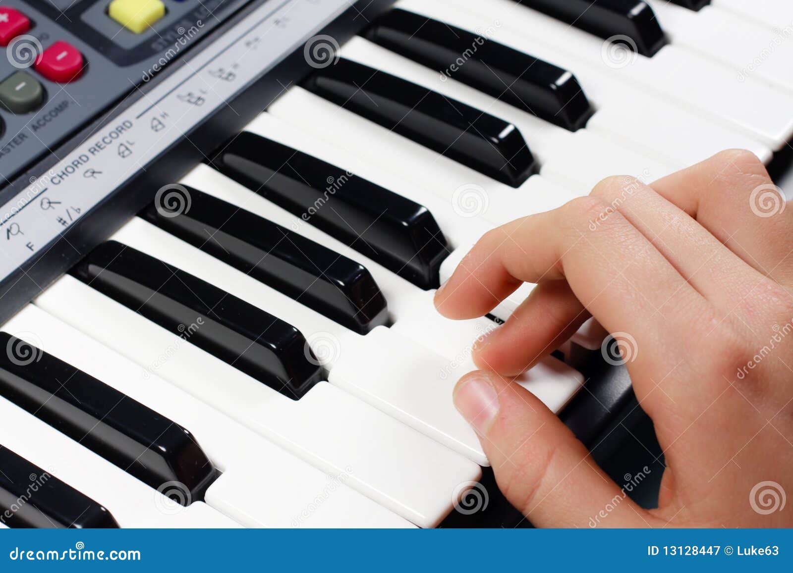 Hands on the Keys of Synthesizer Stock Image - Image of audio, musician ...