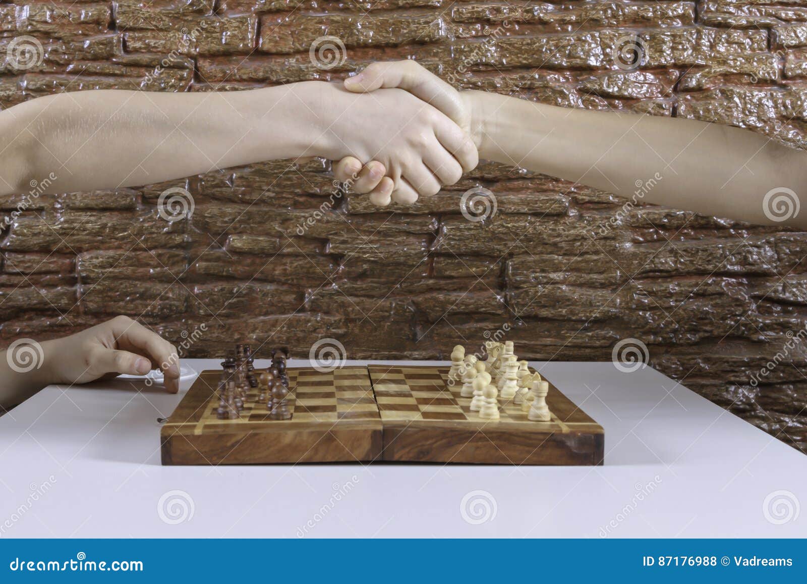 The Game Of Chess And Simultaneous Chess Display Royalty-Free Stock ...