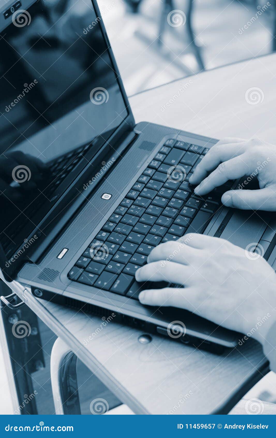 Hands on a laptop stock image. Image of businessman, computer - 11459657