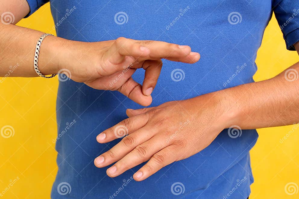 Hands of a Man Makes Sign Language, Expression and Gesture Perception ...