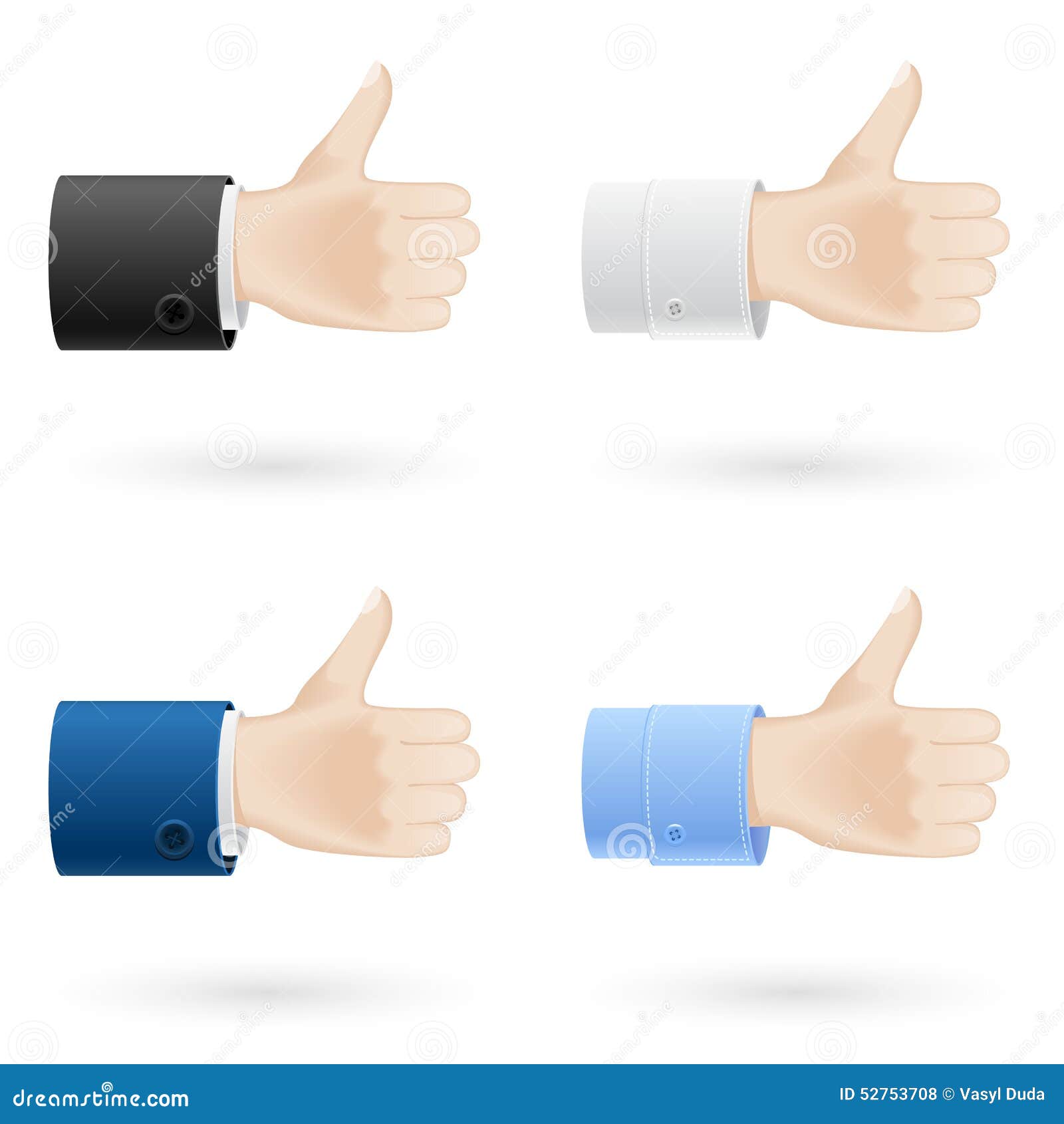 Hands Like stock vector. Illustration of human, collection - 52753708