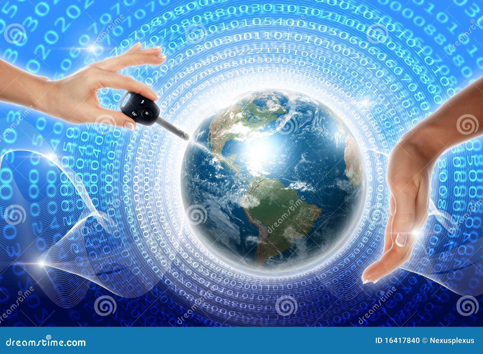 Set Line Planet Earth And A Recycling, Water Tap, Electric Saving Plug ...