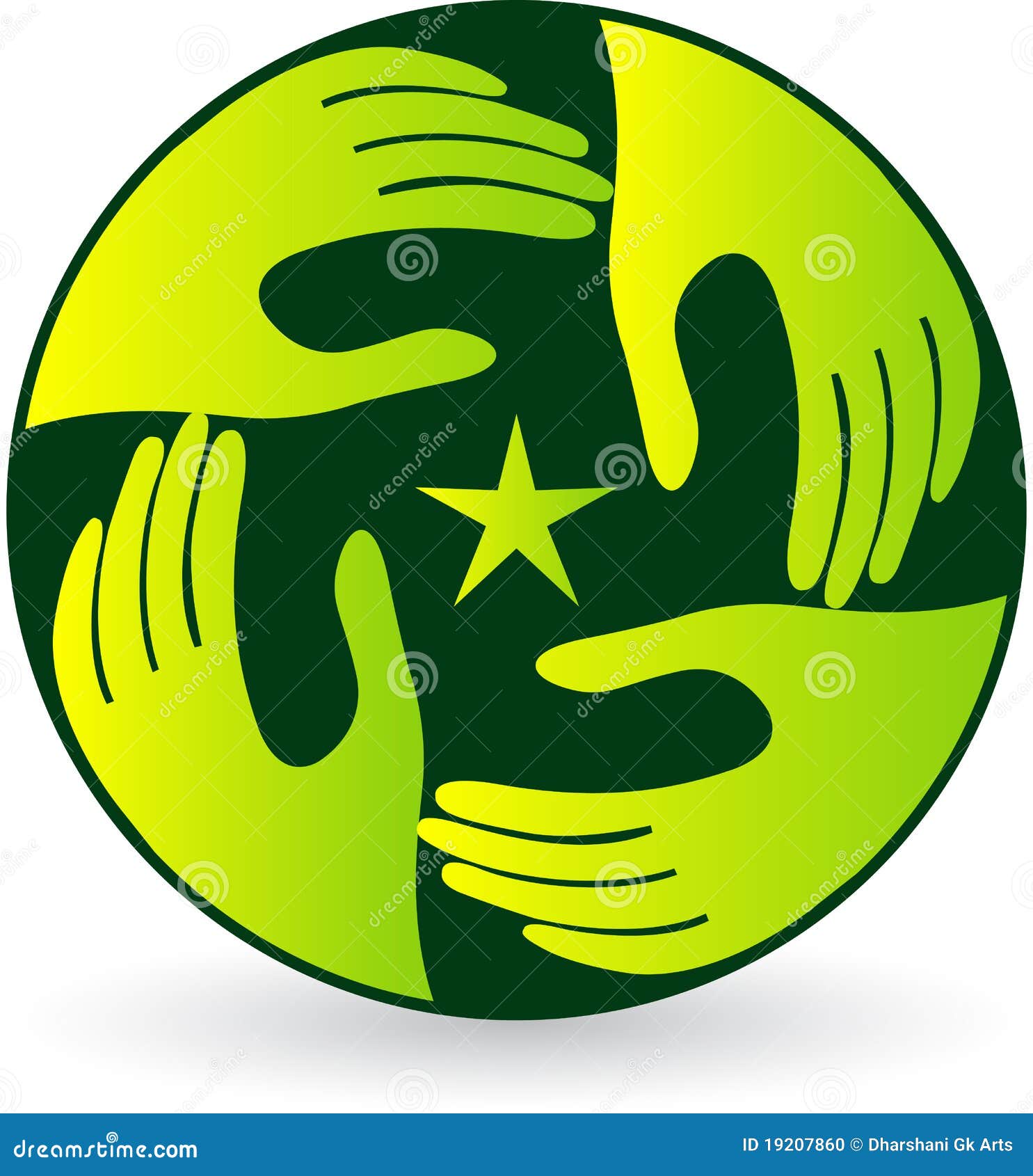 Hand Holding Hand Logo