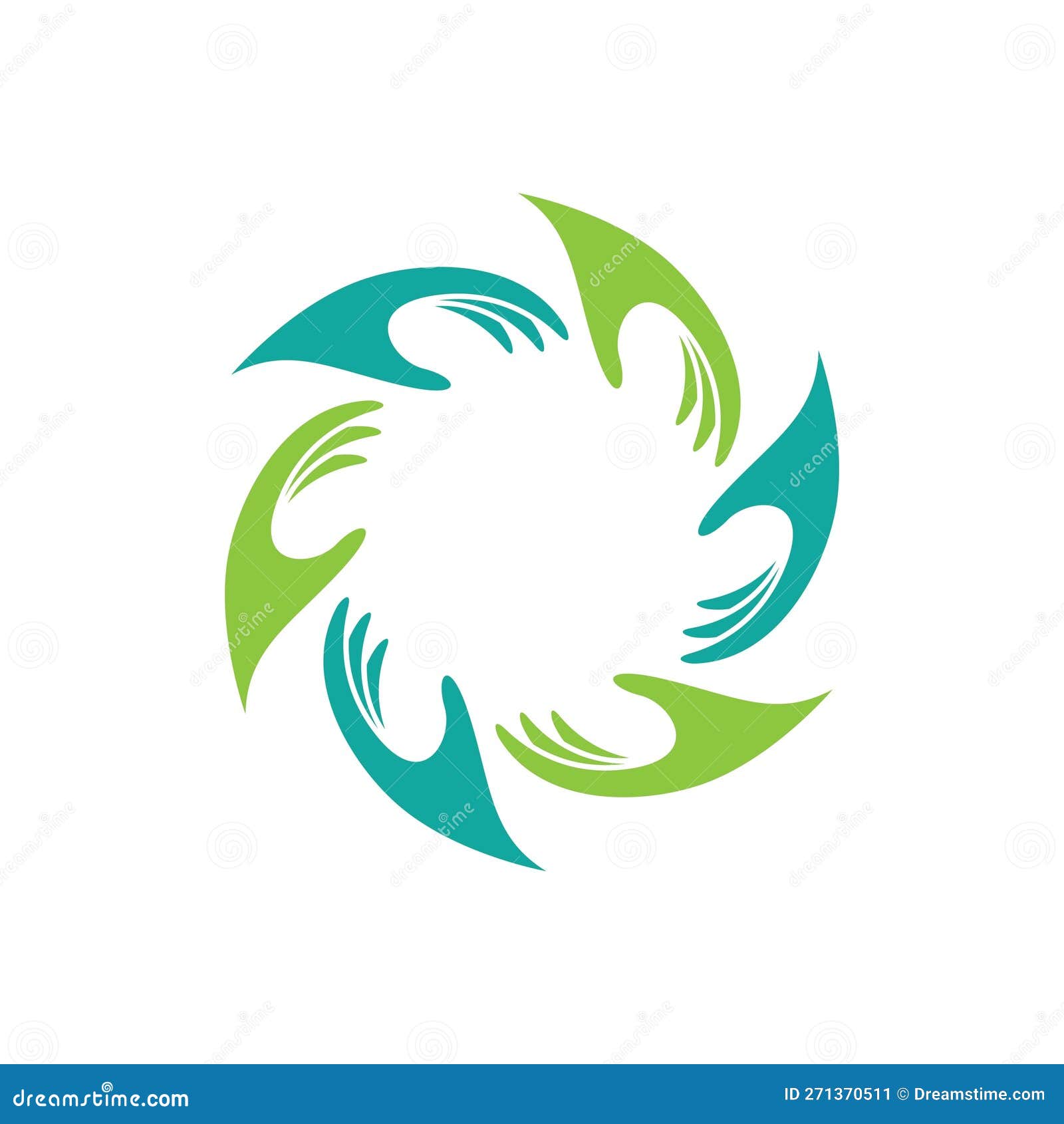 Hands Logo Team Illustration Stock Vector - Illustration of shake ...