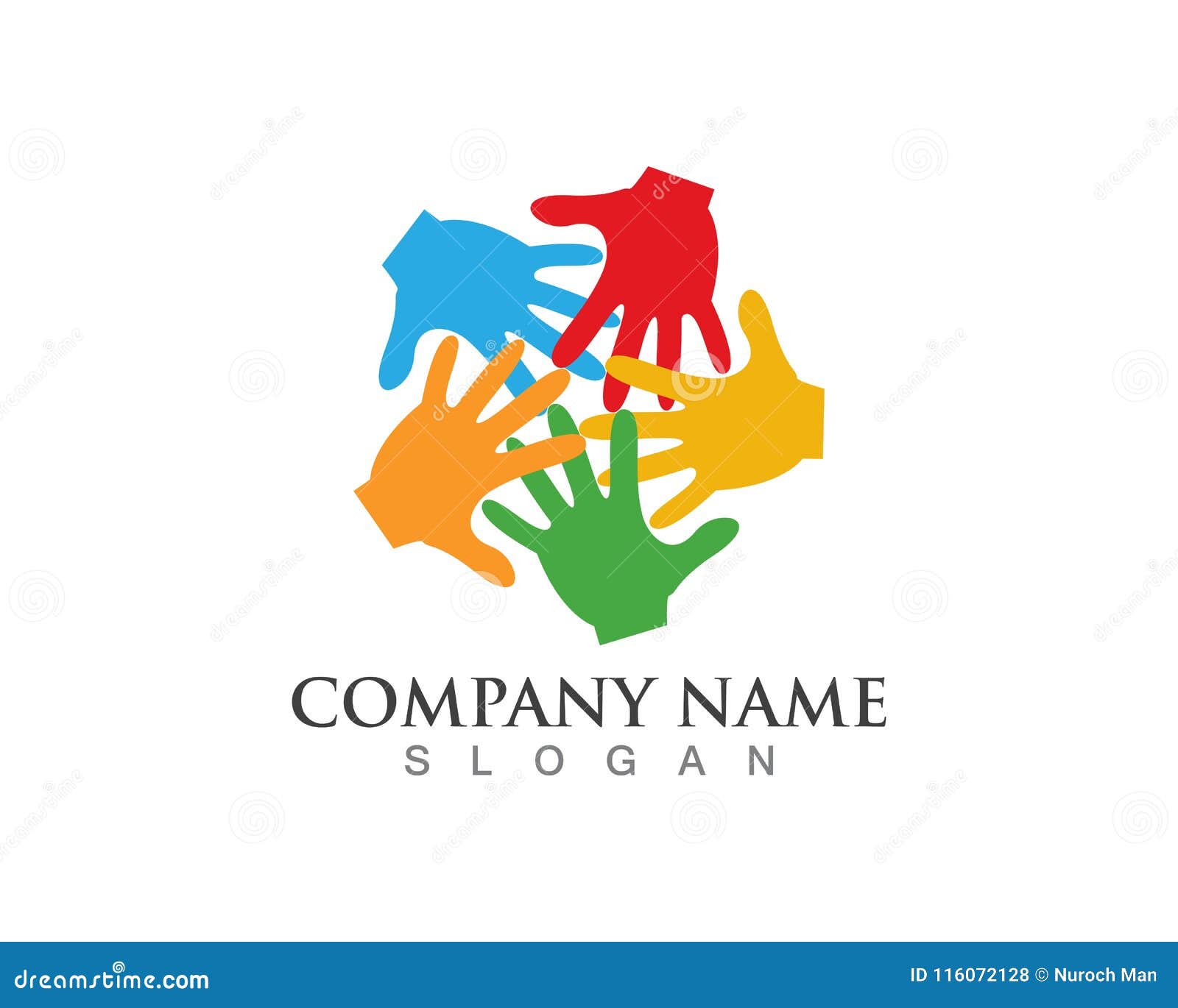Hands logos symbols stock vector. Illustration of friendship - 116072128