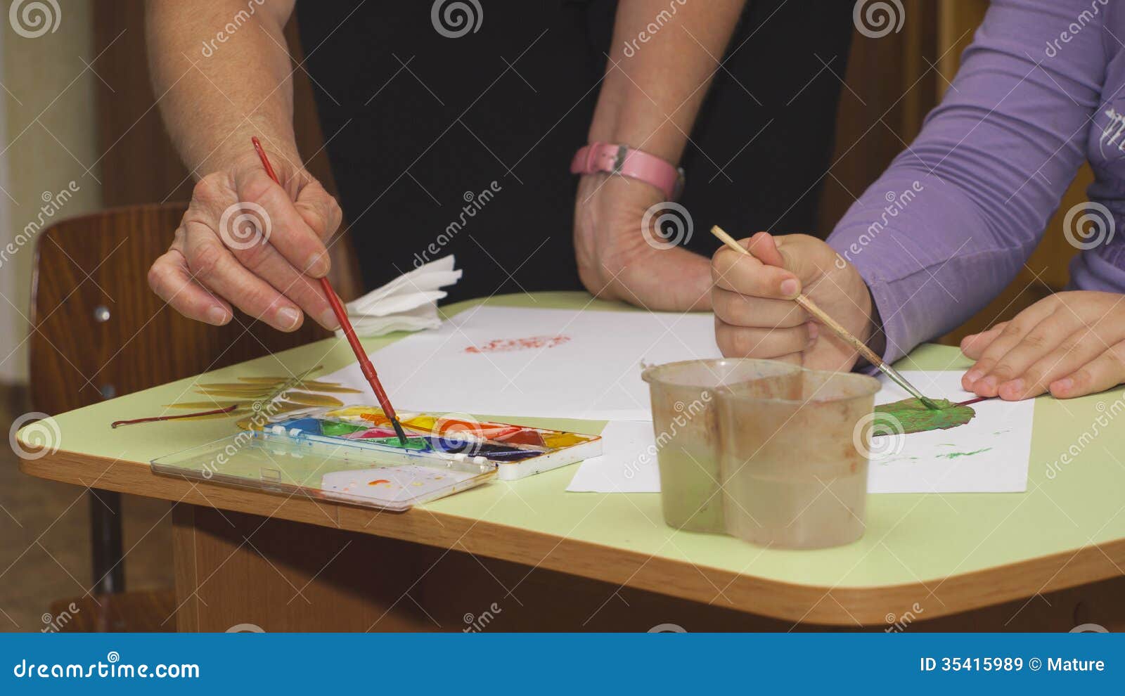 The Hands are Made of Natural Materials Stock Image - Image of green ...