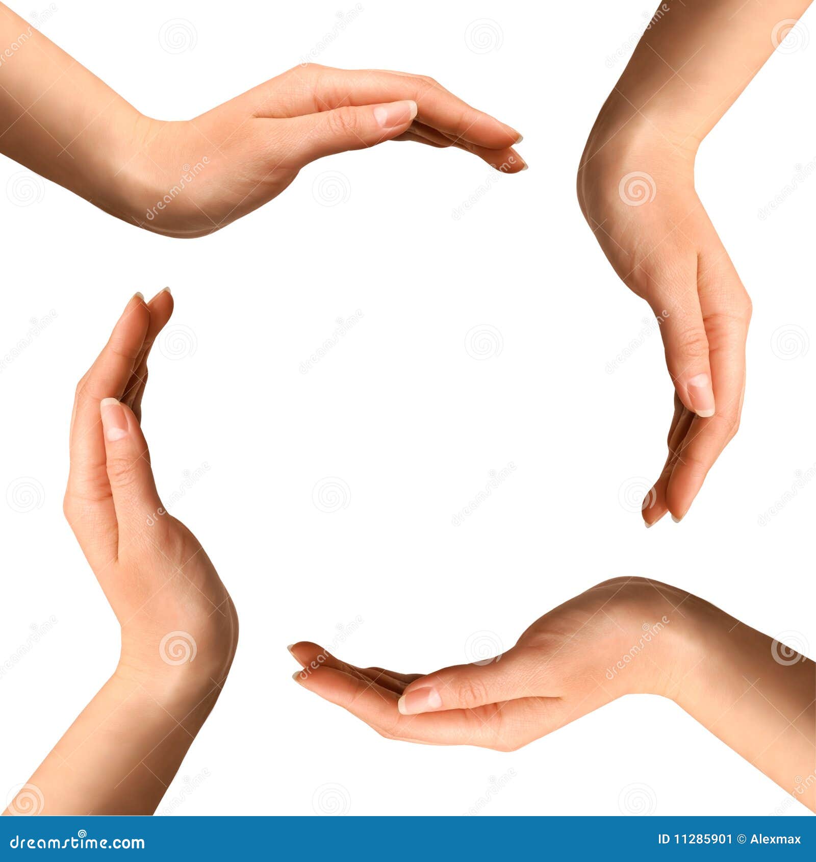Hands Making a Circle stock image. Image of logo, concept - 11285901