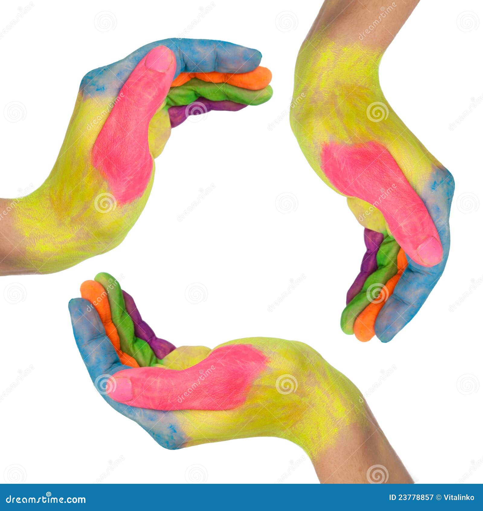 Synergy - Circle Of People Turning In Gears Royalty-Free Stock ...