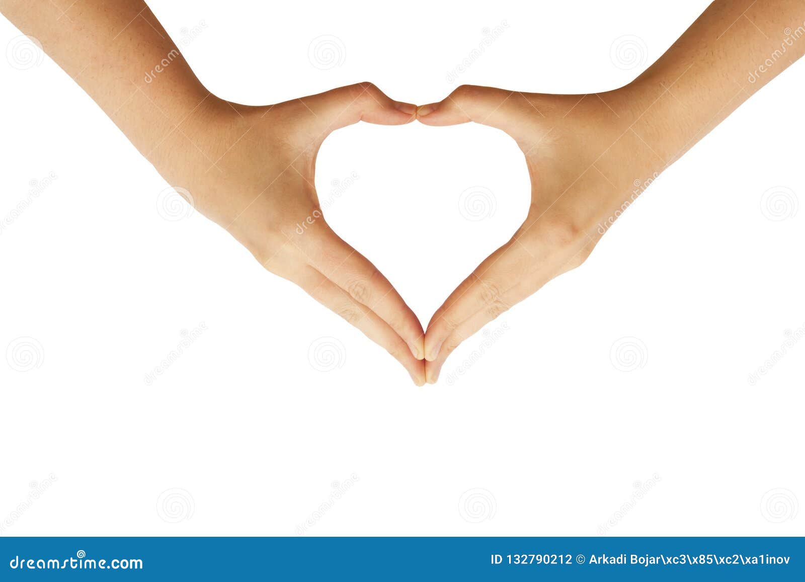 Hands making heart sign stock photo. Image of hands - 132790212