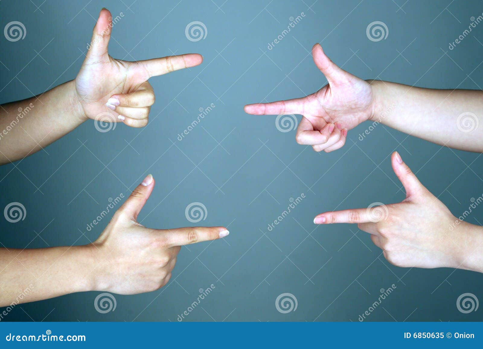 Hands making shape of guns stock image. Image of icon - 6850635