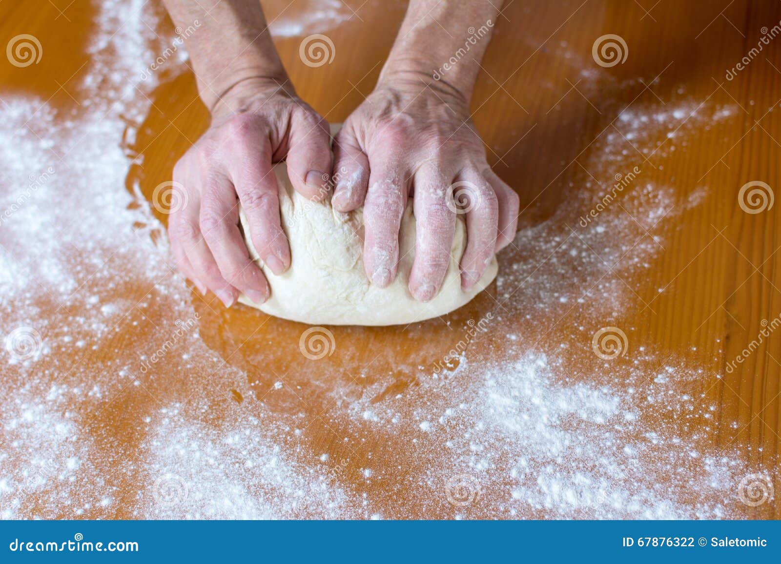 Hands of a Male Baker Making Bread Stock Photo - Image of cook, baker ...