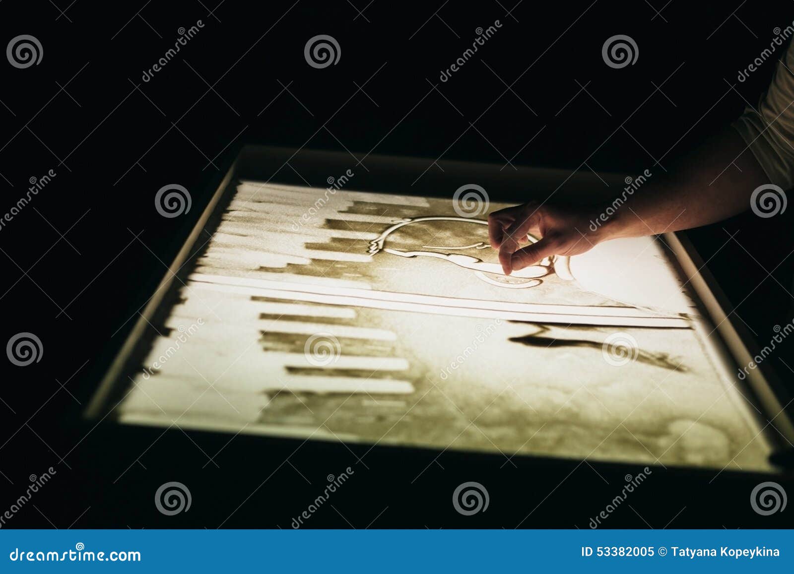 Hands man draw sand stock image. Image of play, creativity - 53382005
