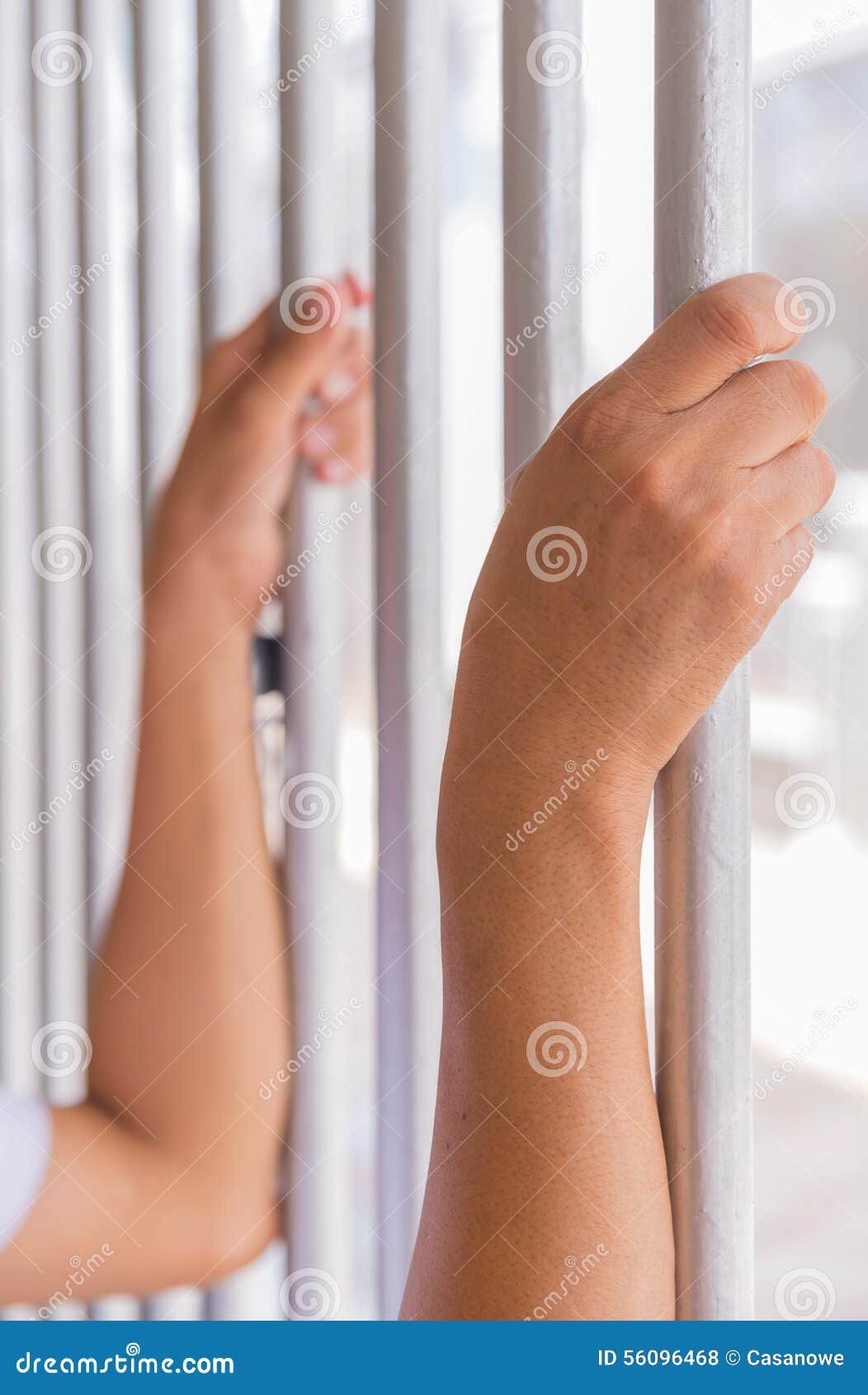 Hands of a Man Try To Get Out from Jail Stock Photo - Image of convict ...