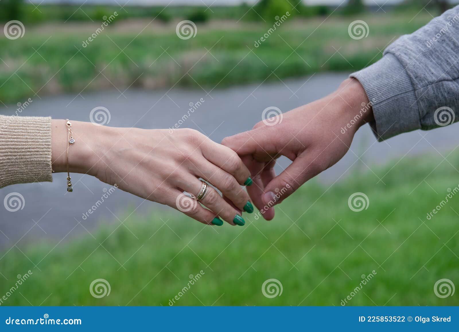 Hands of Man and Woman Reaching To Each Other. Soft, Gentle Touch of ... Hands of Man and Woman Reaching To Each Other. Soft, Gentle Touch of ...