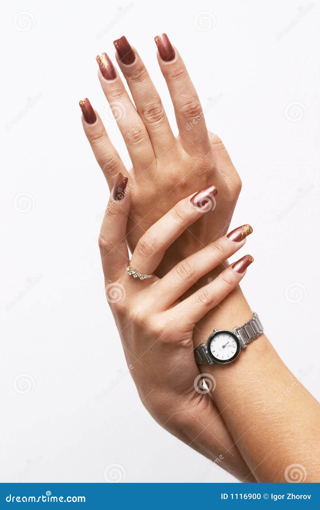 Hands with manicure stock photo. Image of model, beautiful - 1116900