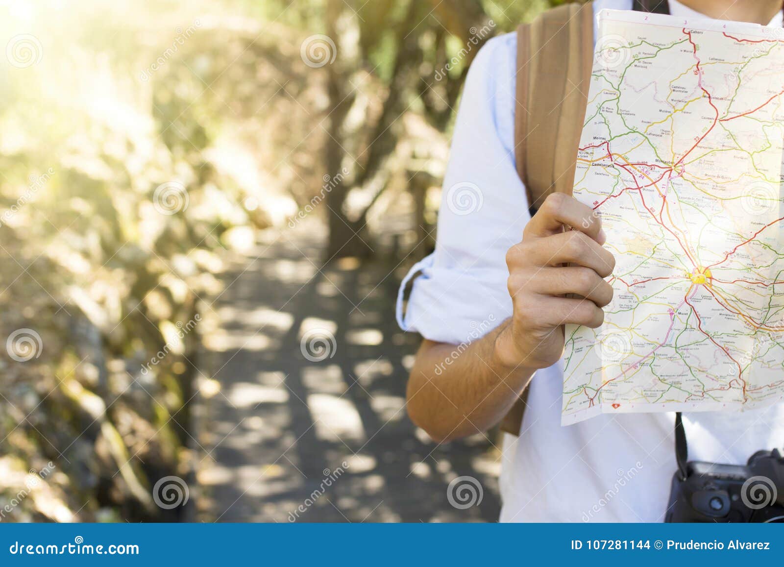 Hands with map stock photo. Image of intrepid, adventure - 107281144