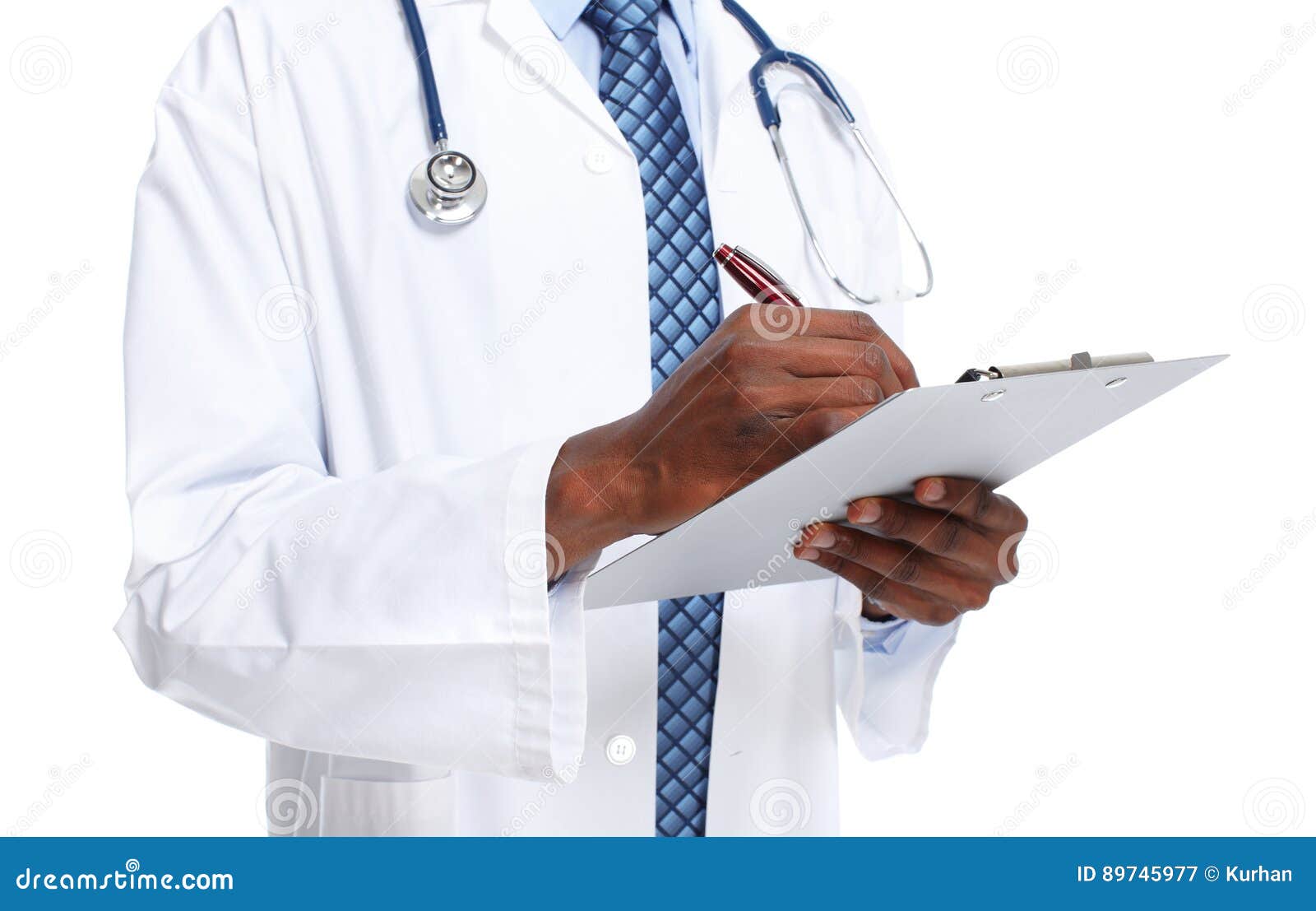 Hands of Medical Doctor with a Clipboard Stock Image - Image of medic ...