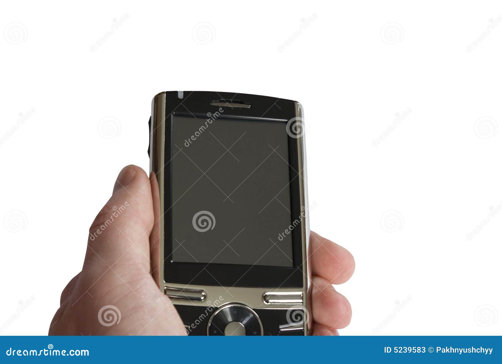 Hands with mobile stock image. Image of electronics, telephone - 5239583