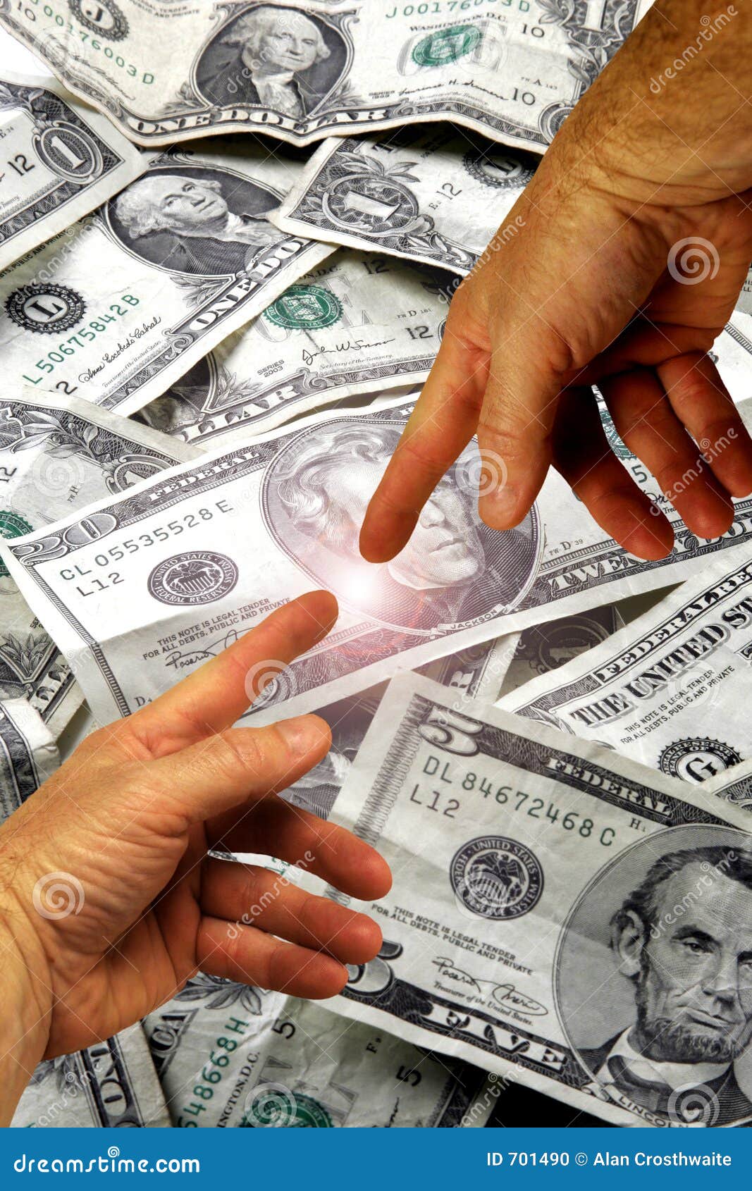 Hands and Money stock photo. Image of five, lending, currency - 701490