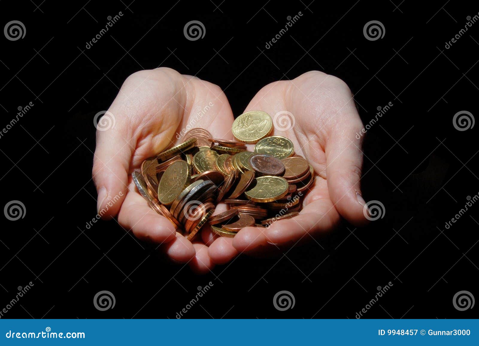 Hands with money stock image. Image of hands, beggar, isolated - 9948457