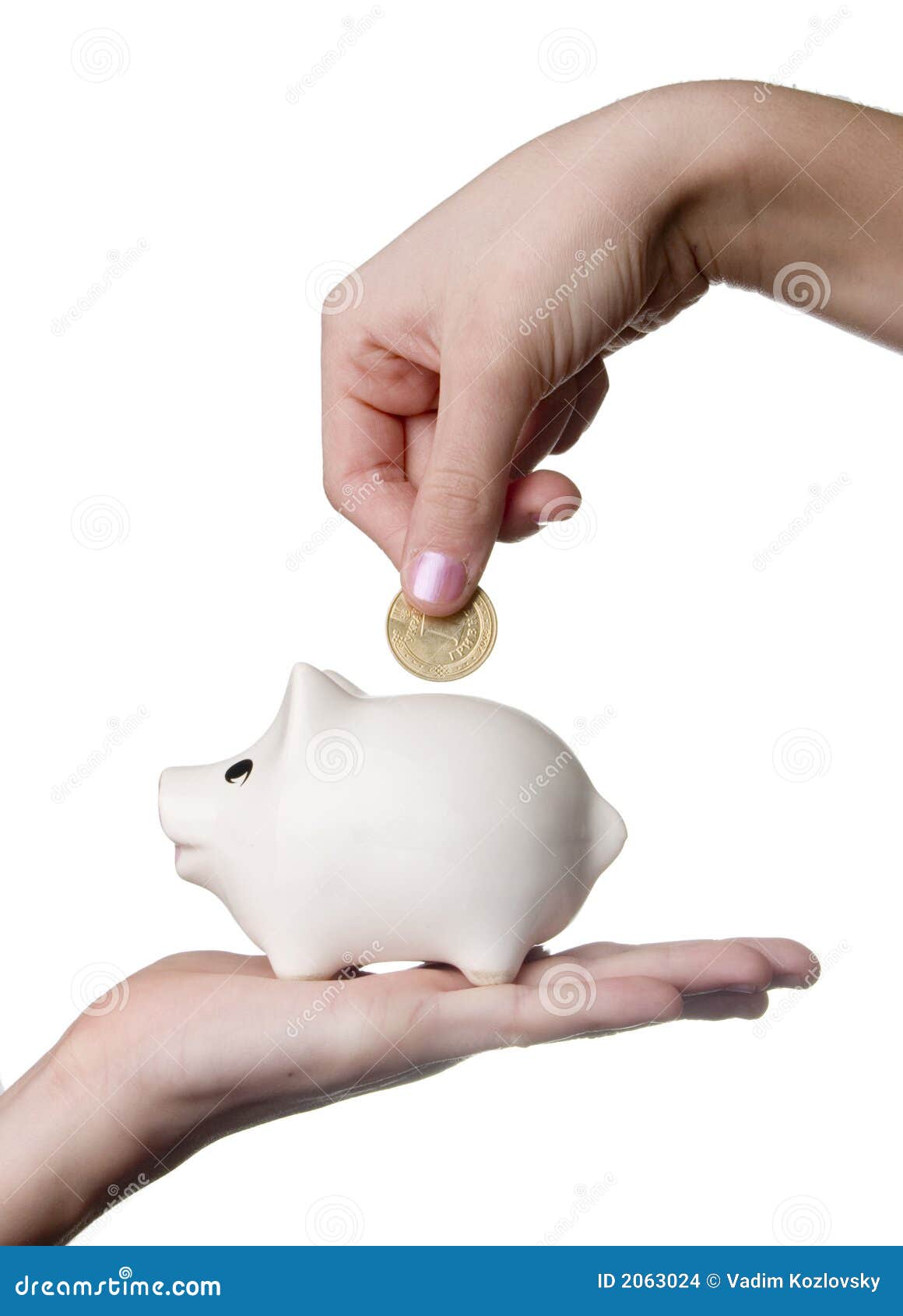 Hands moneybox arkivfoto. Bild av kommersiellt, inkomst - 2063024