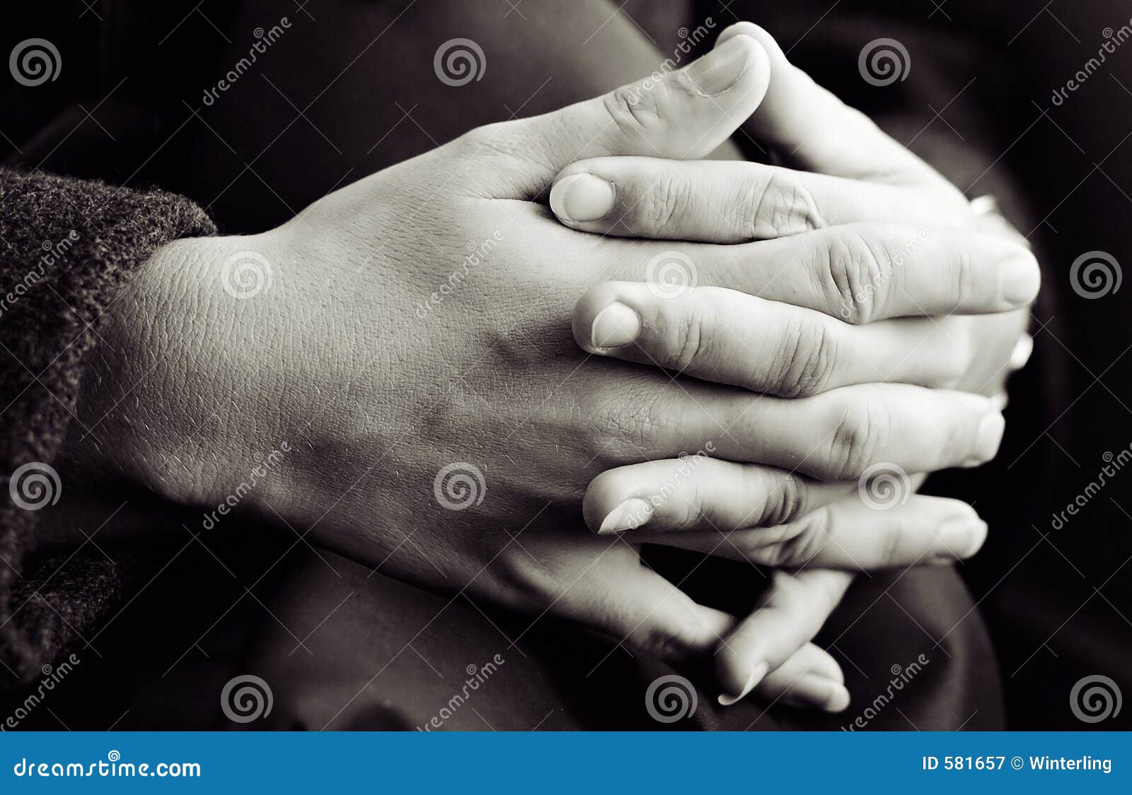 Hands (Monochrome) stock image. Image of cross, girl, businesswoman ...