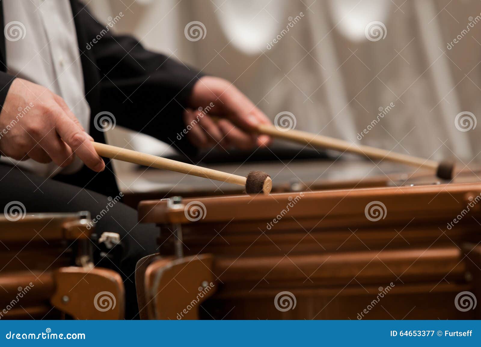 Hands Musician Playing Timpani Stock Image - Image of musical ...