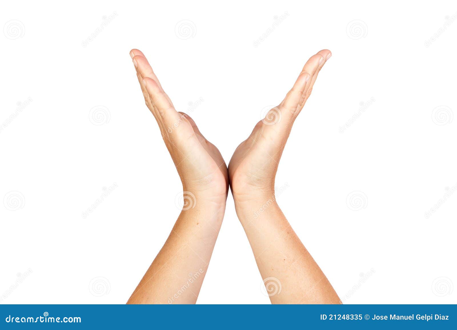 Hands offering in prayer stock image. Image of open, high - 21248335