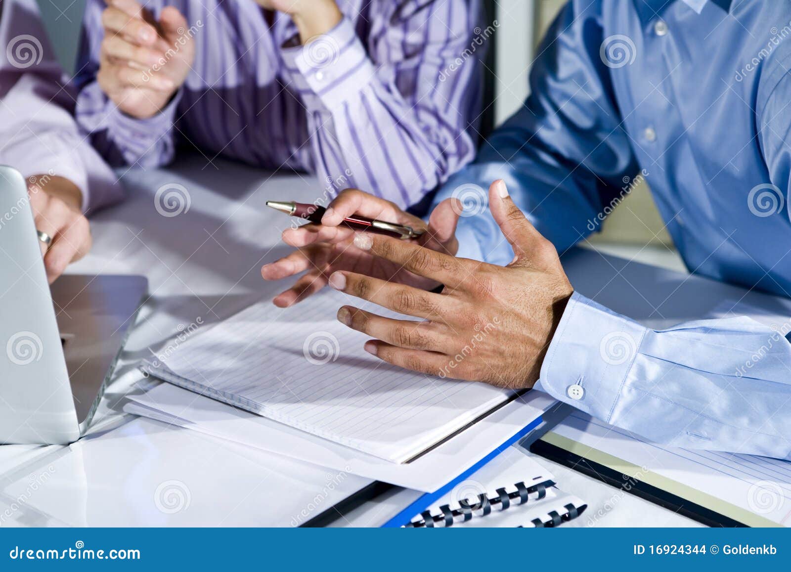 Hands of Office Workers Working on Laptop Stock Photo - Image of group ...
