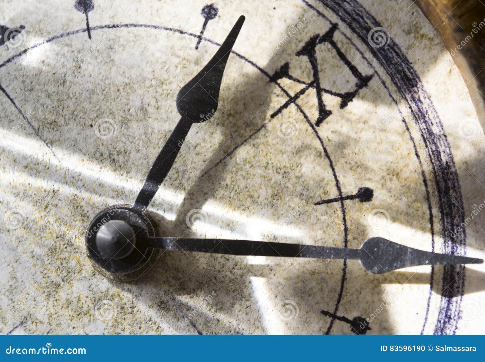 Hands of an old clock stock photo. Image of watch, work - 83596190