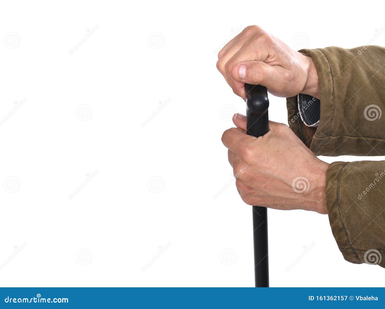 Hands of an Old Man Holding a Cane Stock Image - Image of aging ...