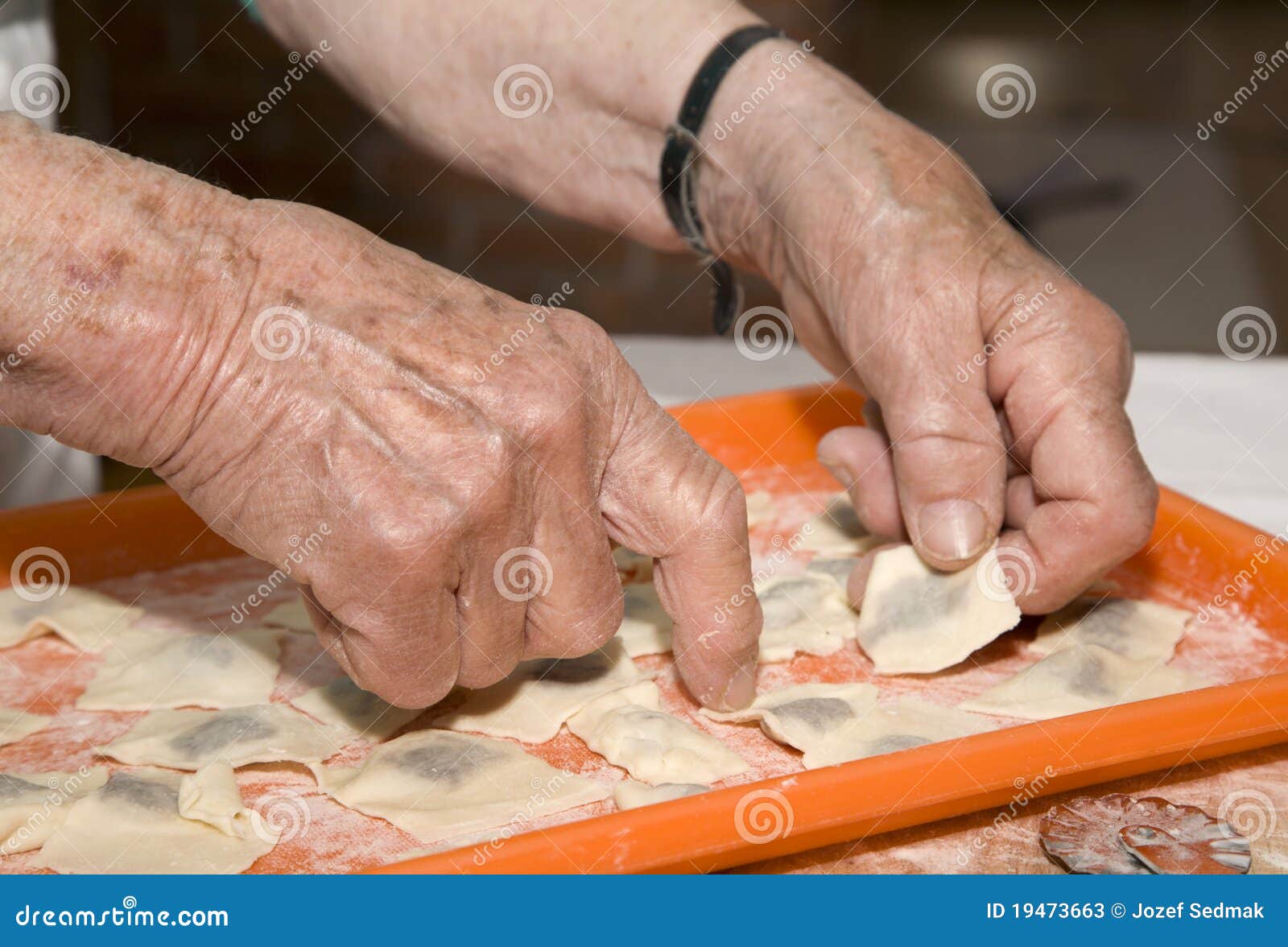 Hands of Old Woman at Cooking Stock Image - Image of caducity, sweets ...