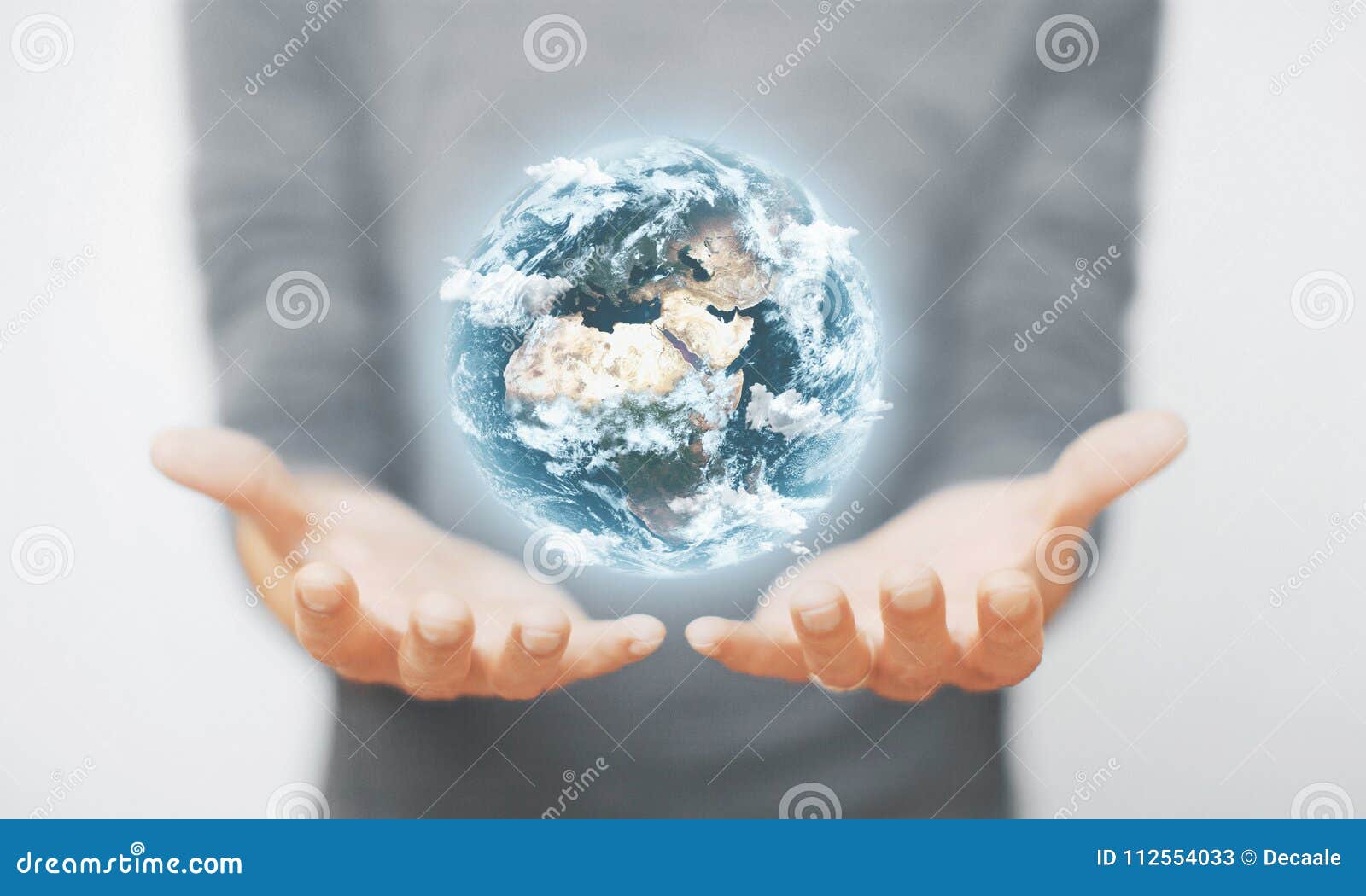 Earth on Hand, World and Environment Stock Image - Image of interior ...
