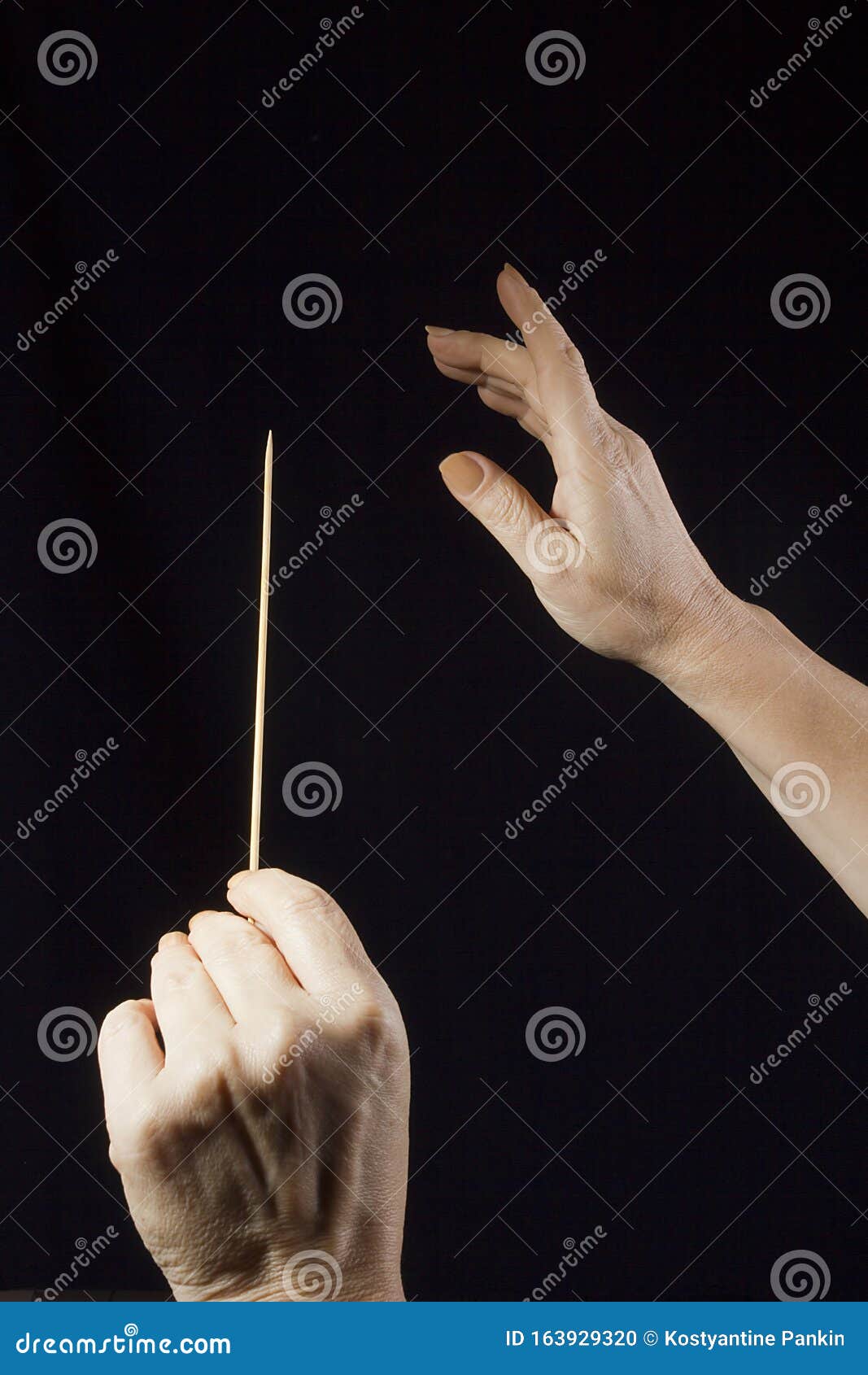 Hands of an Orchestra Conductor Stock Photo - Image of performance ...