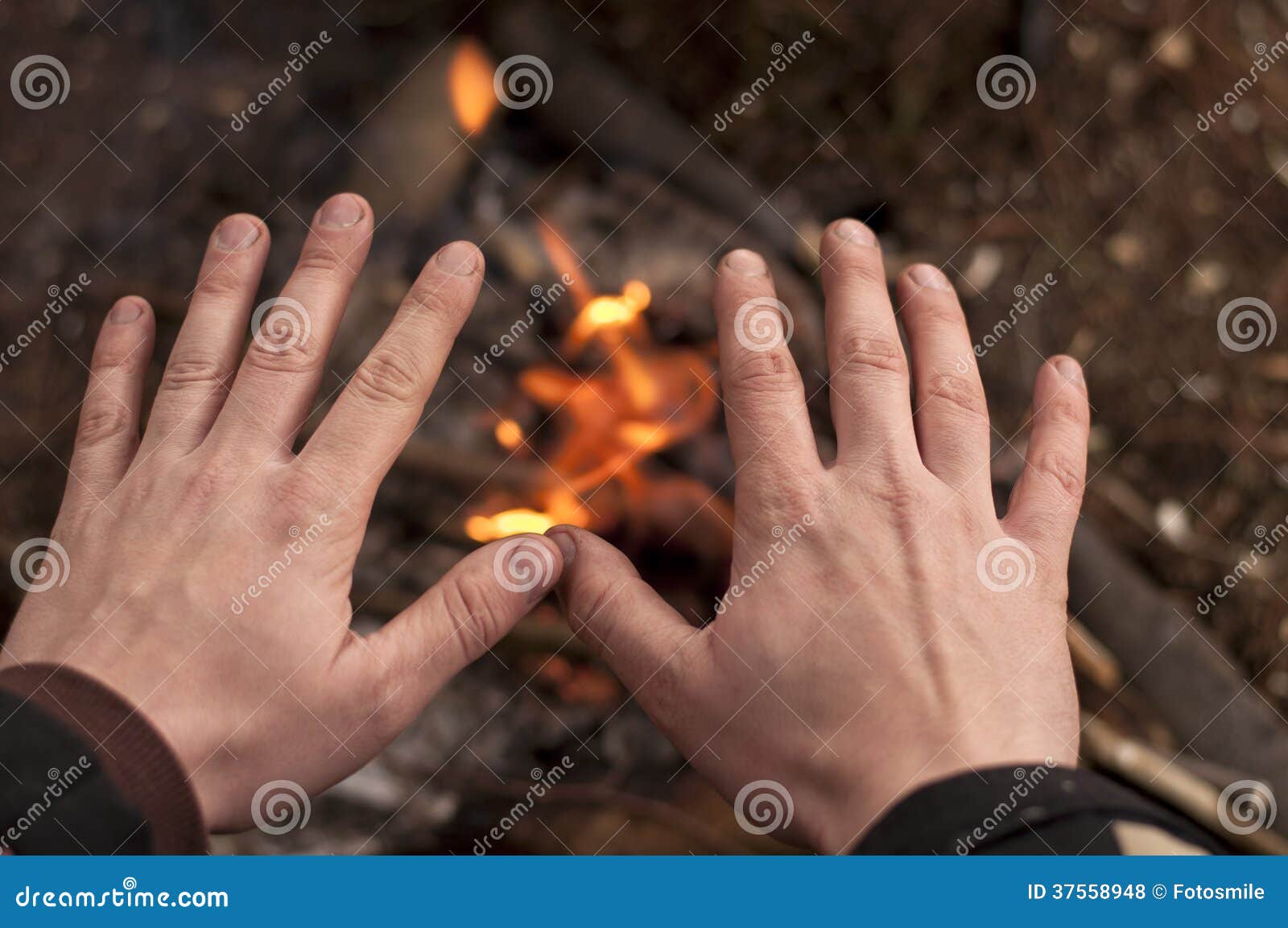 Hands over fire stock photo. Image of holding, survival - 37558948