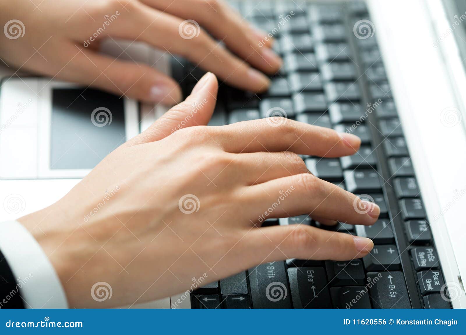 Hands over keyboard stock photo. Image of hardware, person - 11620556