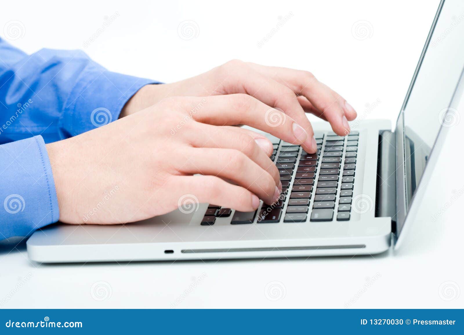 Hands over keyboard stock photo. Image of office, hand - 13270030