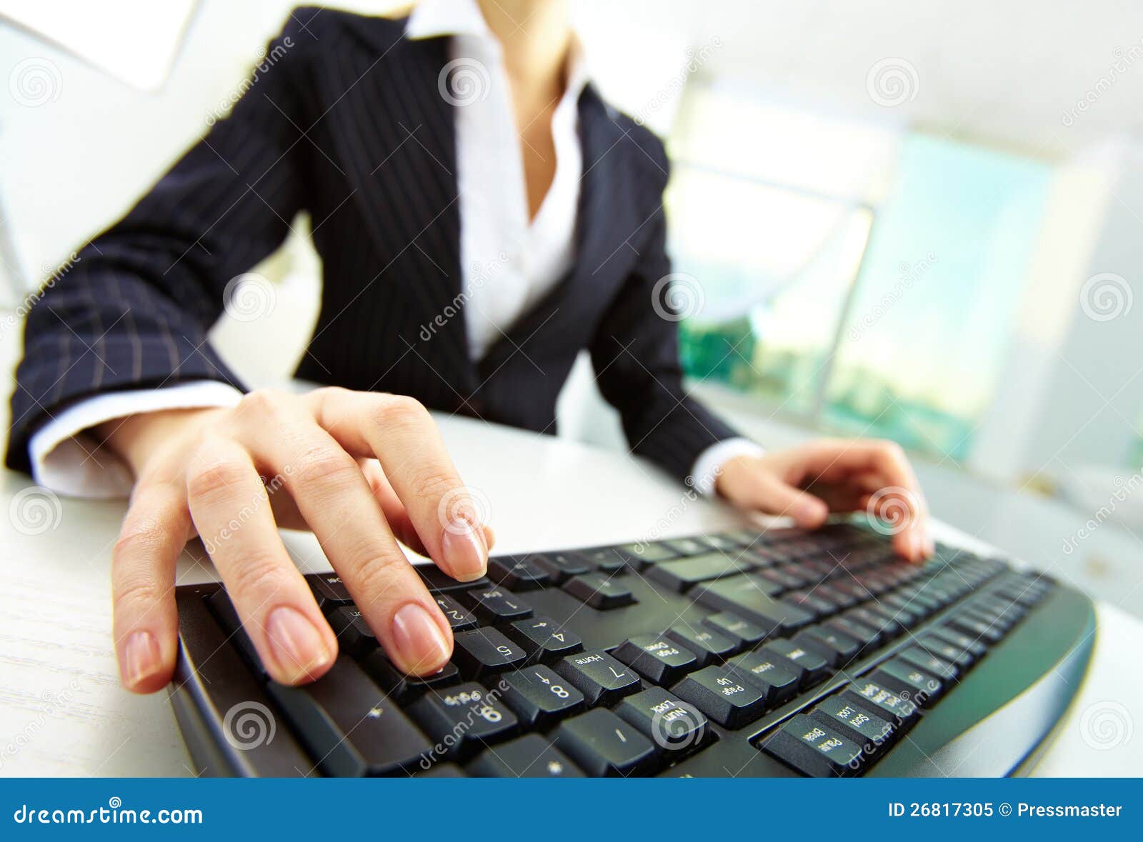 Hands over keyboard stock image. Image of equipment, hardware - 26817305